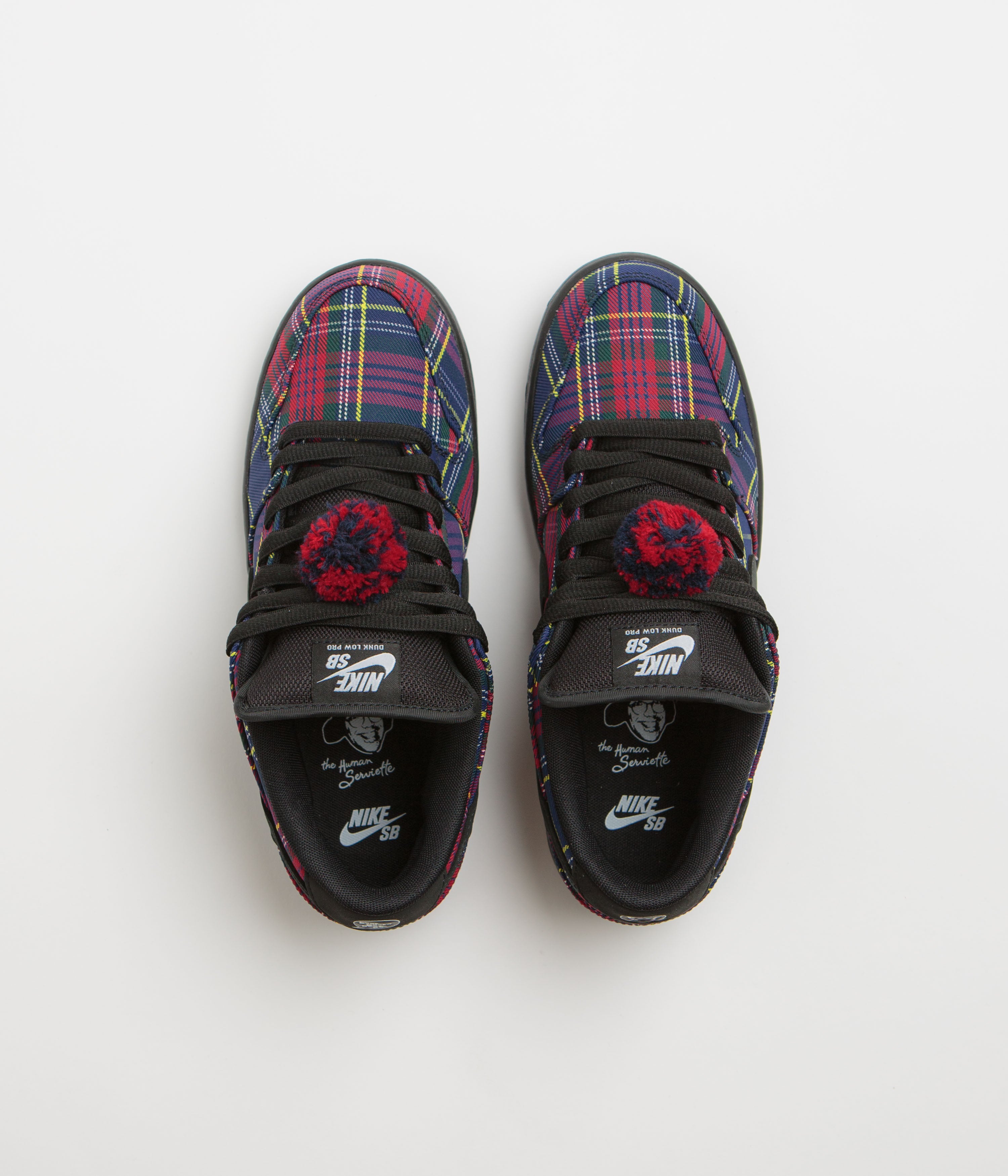 Nike SB x Nardwuar Dunk Low Pro Shoes - University Red / Black - Yellow ...